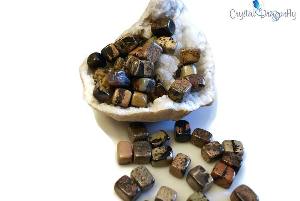 Tumbled Scenic Jasper, Nurturing and Grounding